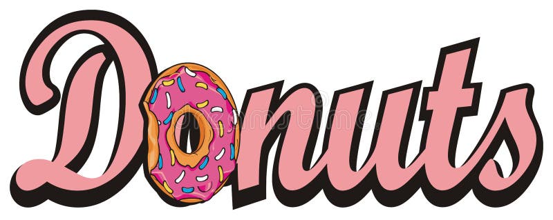 It`s donut time stock illustration. Illustration of round - 180483071