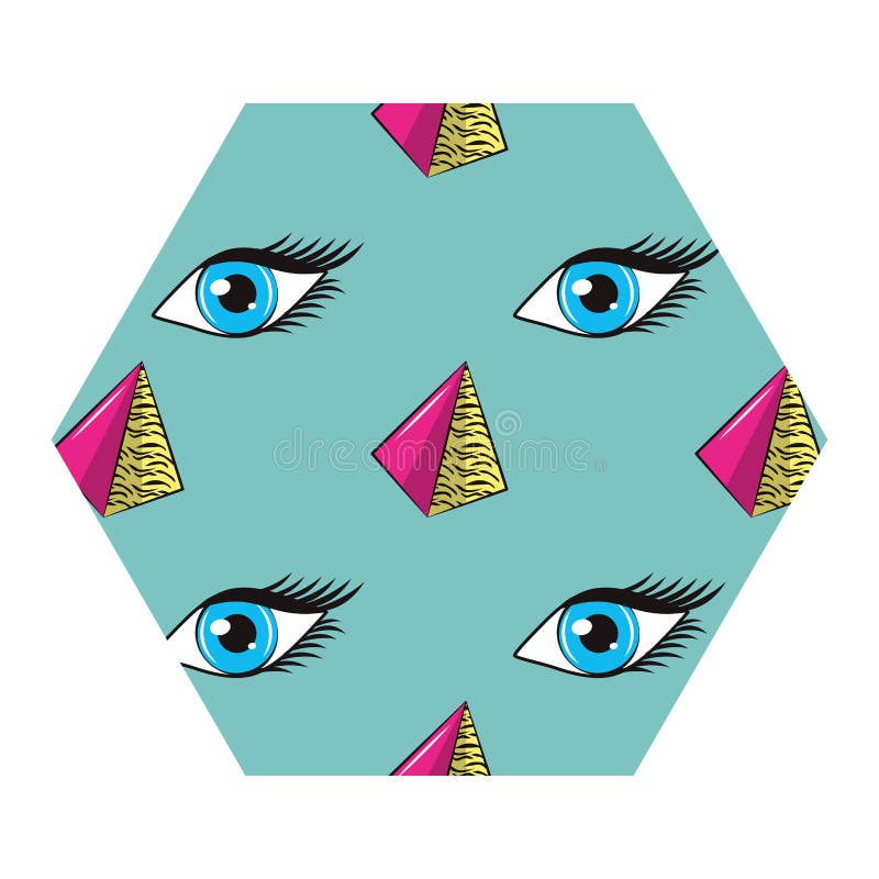 Hexagon Eyes Stock Illustrations – 1,009 Hexagon Eyes Stock ...