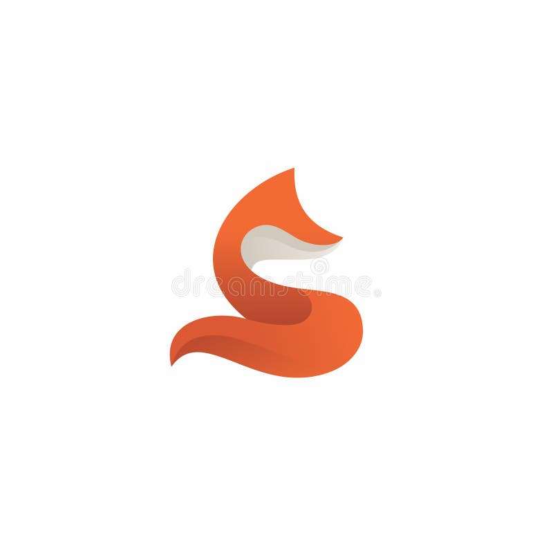 S Fox Logo Vector Illustration, Fox Icon Design Stock Vector ...