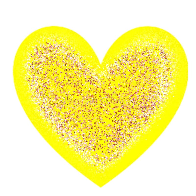 It S a Heart that Expresses Feelings. Stock Illustration - Illustration ...