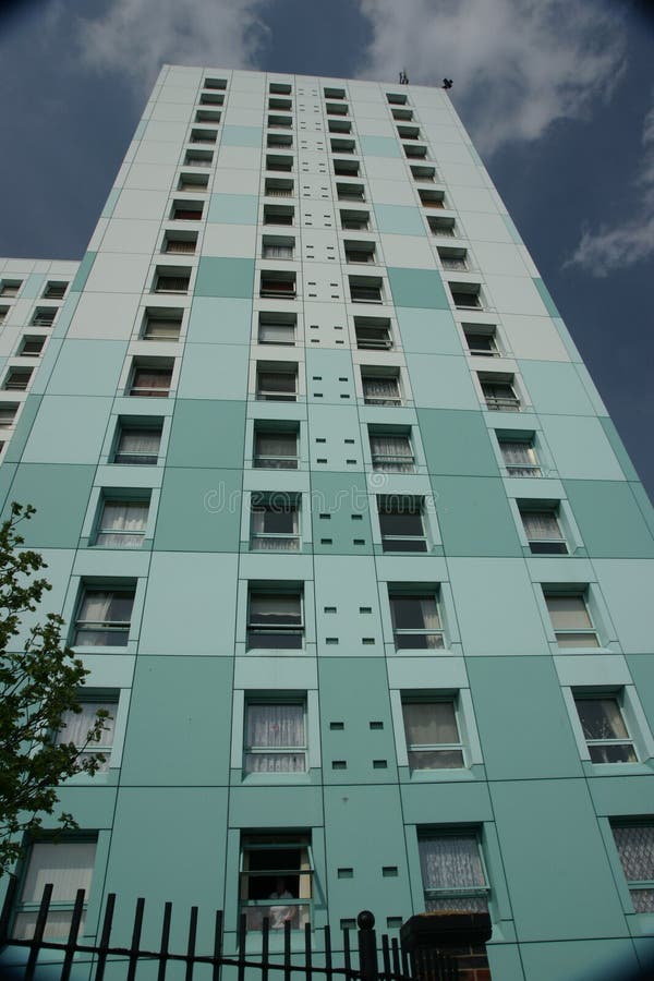 1960s High Rise Residential Tower Block Stock Photo - Image of flats ...