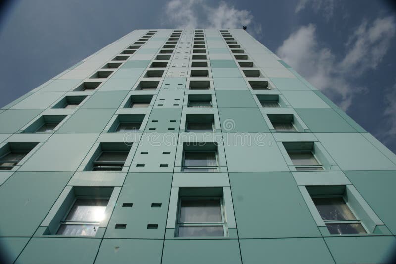 1960s High Rise Residential Tower Block Stock Photo - Image of building ...
