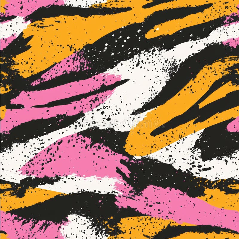A 90s-inspired, Vibrant Leopard Spot Pattern that Flows Seamlessly ...