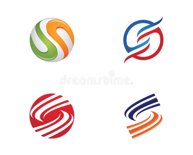 S Letter Business Finance Professional Logo Template Stock Vector ...