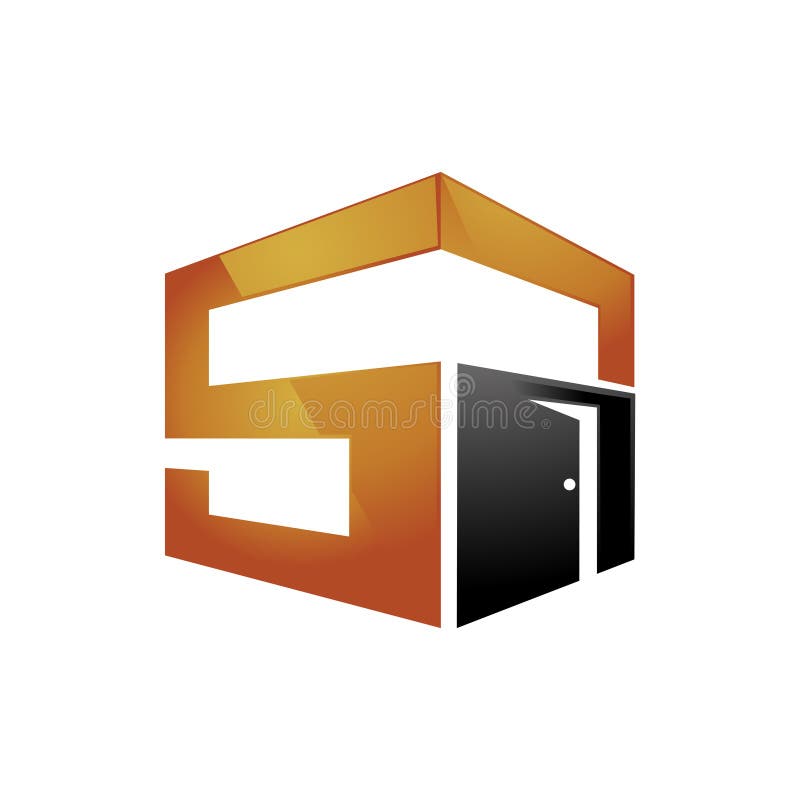 Letter SCS Cube Logo Design Stock Illustration - Illustration of ...