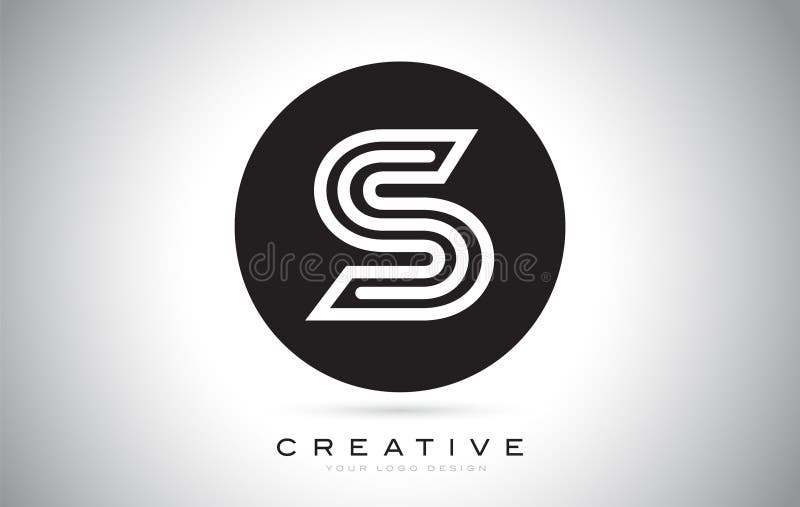 S Letter Monogram Logo Design. Modern S Icon with Creative Beautiful ...
