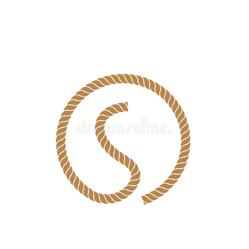 Rope Letter's Stock Illustrations – 191 Rope Letter's Stock ...