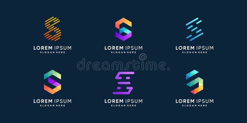 S Logo Collection with Creative Element Concept Premium Vector Stock ...