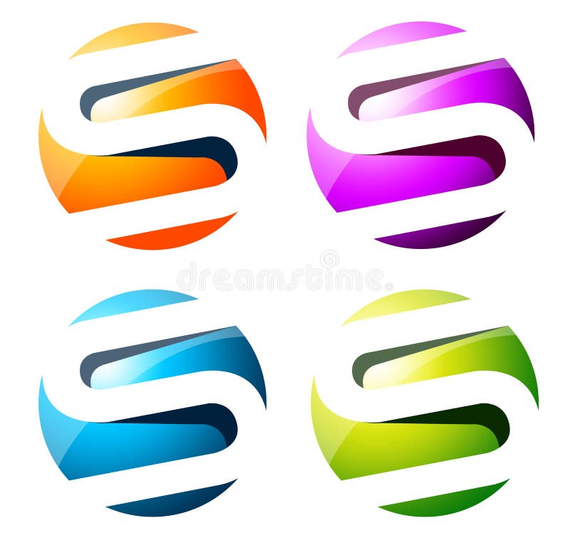 Letter SM Logo in Triangle Shape and Colorful Background, Letter ...