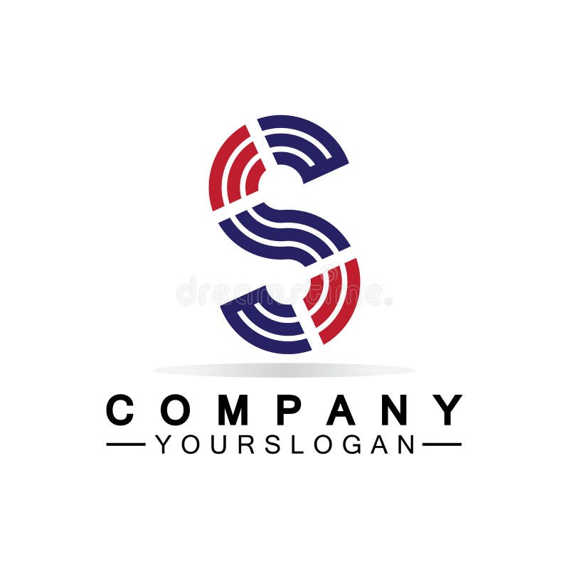 S Logo. Letter S Logo Icon Design Template Stock Vector - Illustration ...