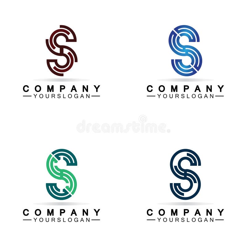 S Logo. Letter S Logo Icon Design Template Stock Vector - Illustration ...