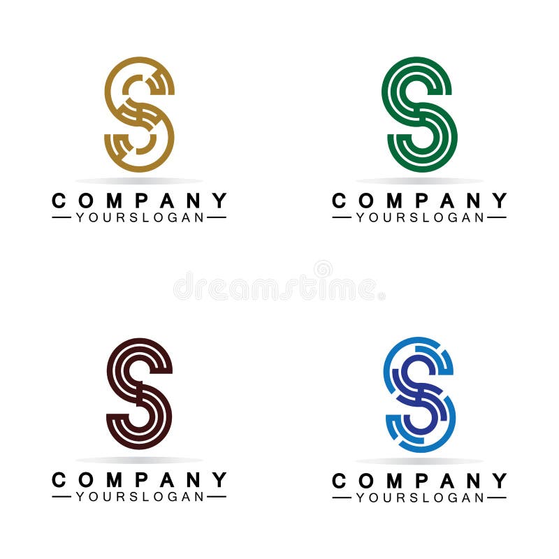 S Logo. Letter S Logo Icon Design Template Stock Vector - Illustration ...