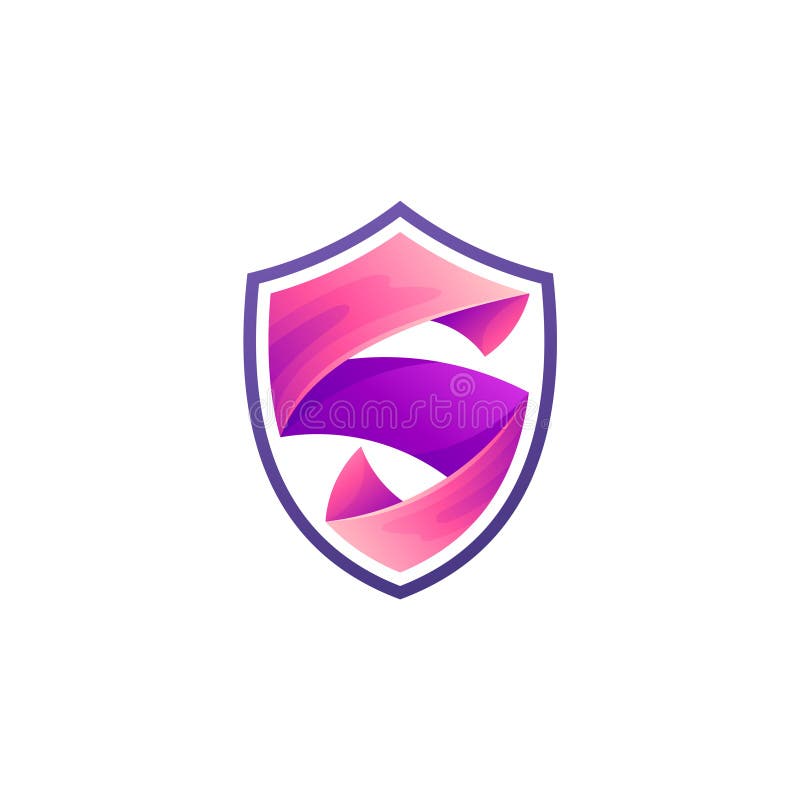 S Logo and Shield Design Vector, Security Logos Stock Vector ...