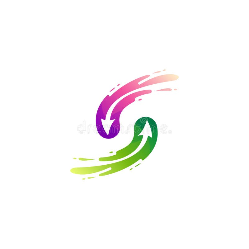 S Logo and Swoosh Design Template, Arrow Logos Stock Vector ...