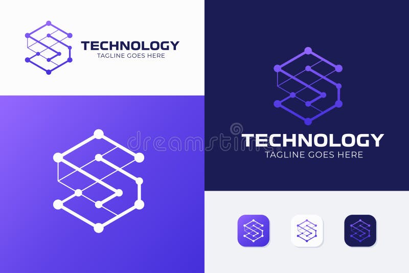 Letter's Technology Logo Stock Illustrations – 19,163 Letter's ...