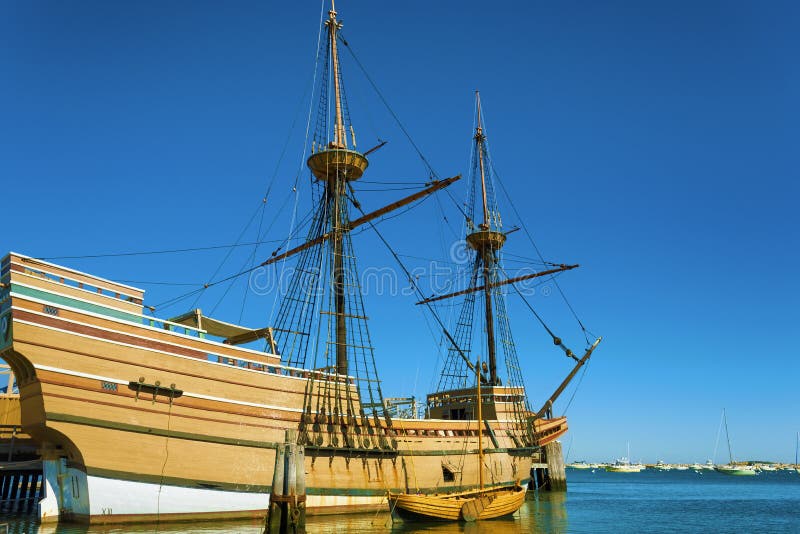 ` S Mayflower II De Plymouth En Cape Cod Imagen de archivo editorial ...