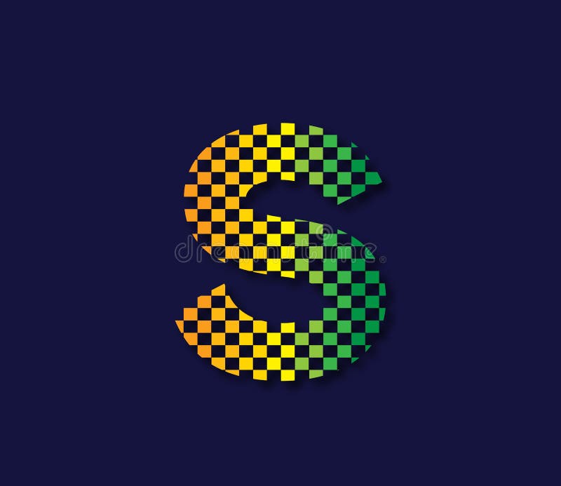 S Megapixels Creative Logo Design Concept Stock Vector - Illustration ...