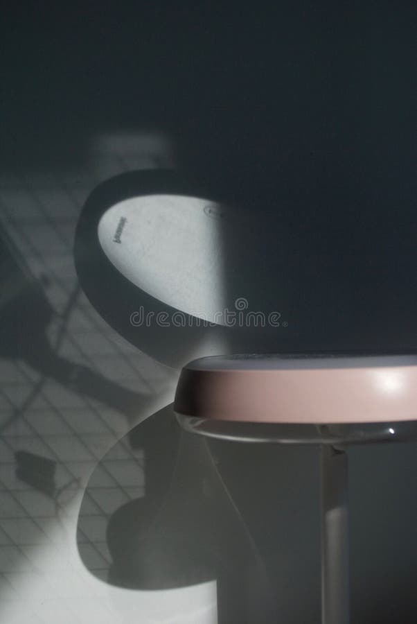 The Mirror Reflects Sunlight on the Wall Stock Image - Image of ...