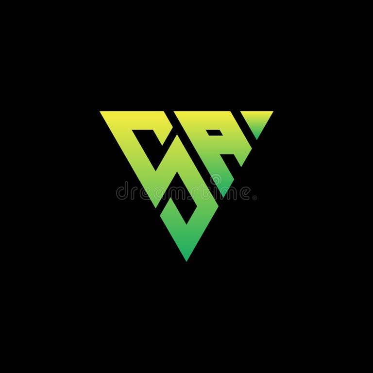 S a Initial Triangle Logo Monogram with Triangle Shape Stock Vector ...