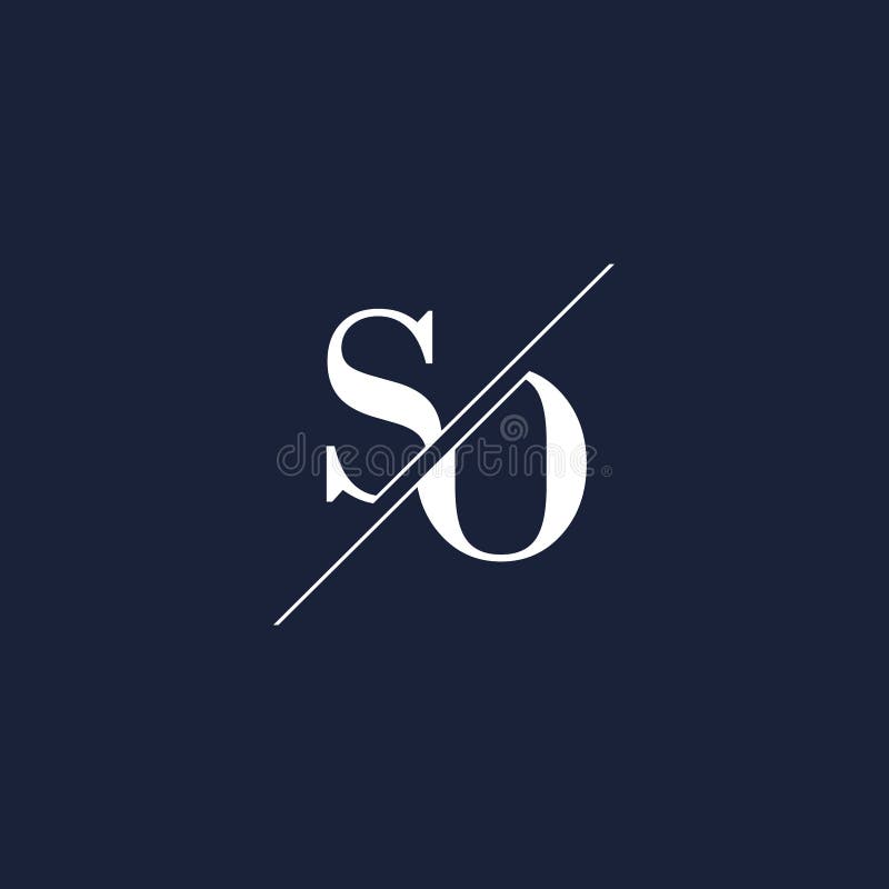 So Initial Modern Logo Designs Inspiration, Minimalist Logo Template ...