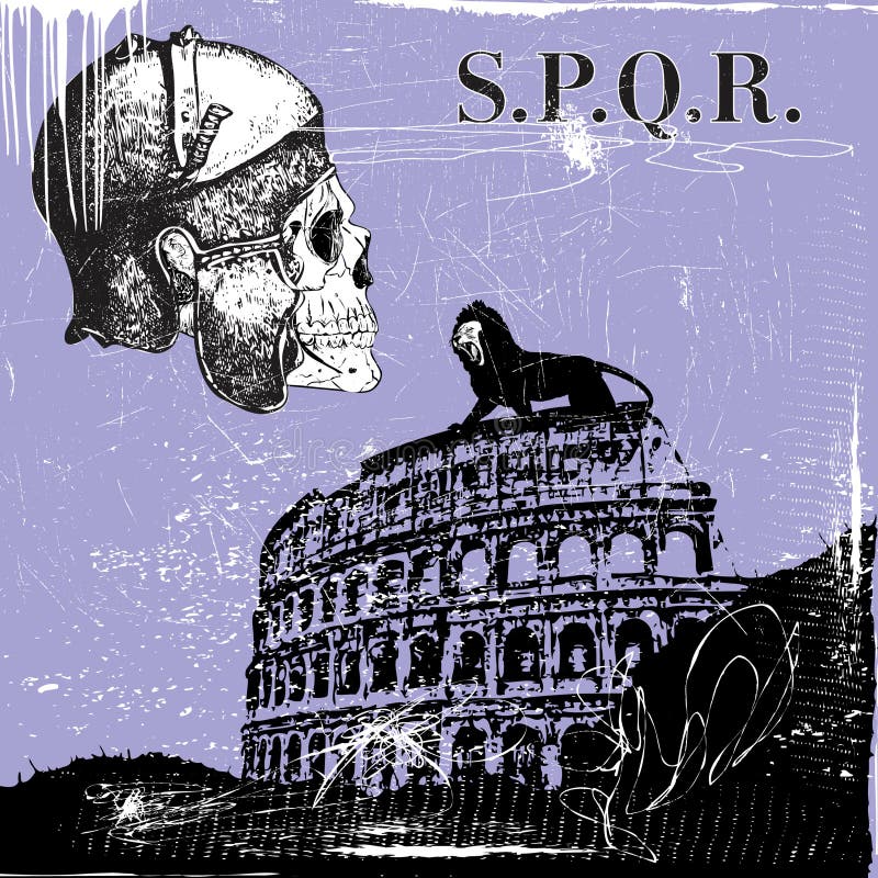 Spqr On Purple