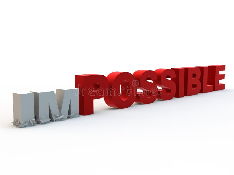 It s possible stock illustration. Illustration of success - 44883832