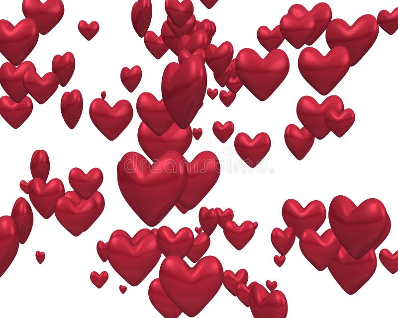 It s Raining Hearts stock illustration. Illustration of relation - 10520138