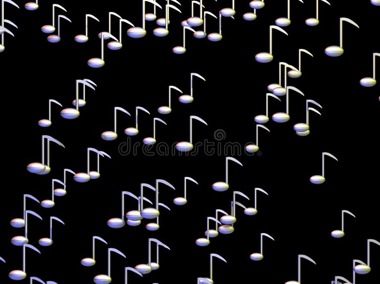 Musical Notes Raining Stock Illustrations – 11 Musical Notes Raining ...