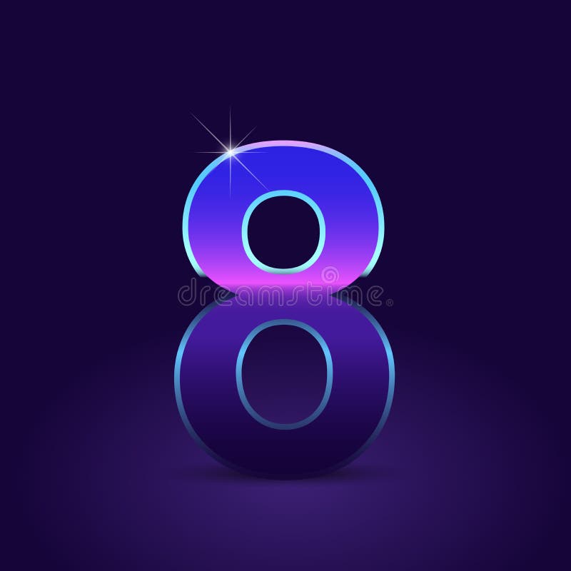 Retro number design. stock vector. Illustration of info - 56152518