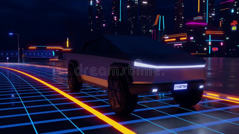 80s Retro Synthwave Style 3d Render Animation Loop Stock Footage ...