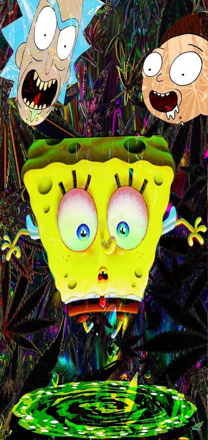 S10+ Rick y Bob Esponja foto editorial. Imagen de junto - 159206906