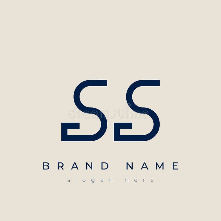 SS Alphabet Letter Icon Logo Stock Vector - Illustration of typeface ...