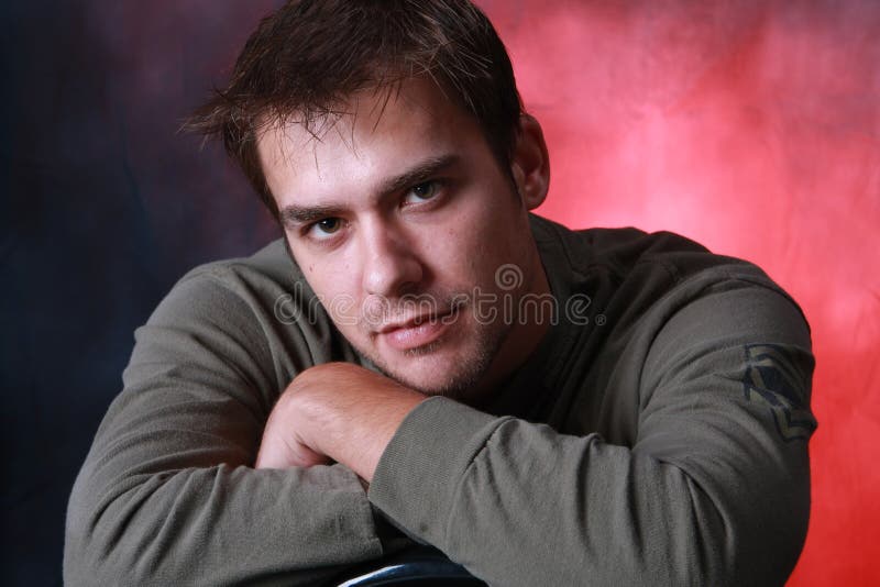 He s Serious stock photo. Image of serious, model, portrait - 7172570