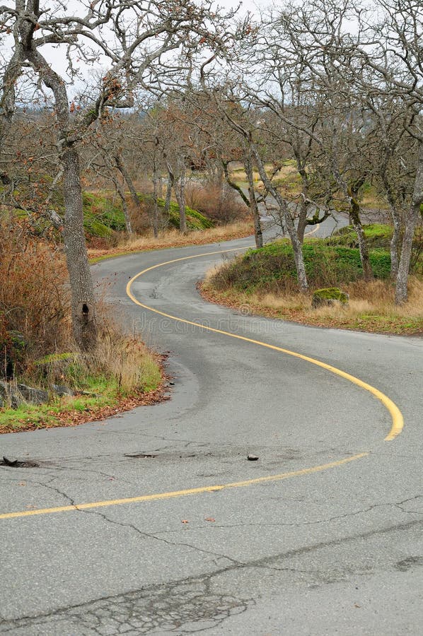 S shape road stock image. Image of transportation, outdoor - 18293479