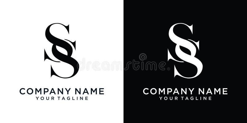 S,S Vector Logo. Leters S and S Vector Emblem. SS Icon.Letter S of the ...