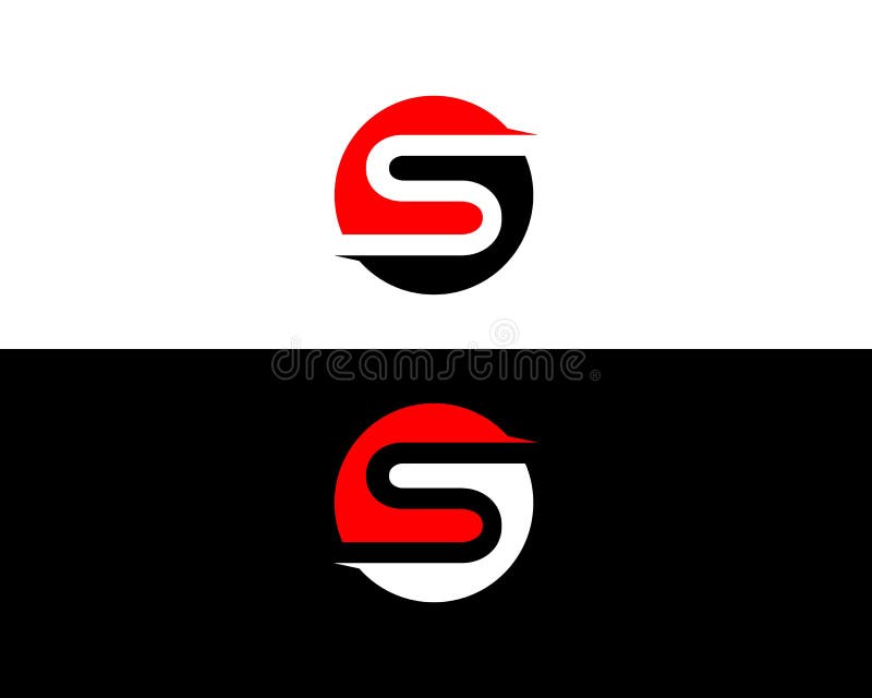 S and SS Letter Logo Design Stock Vector - Illustration of letter ...