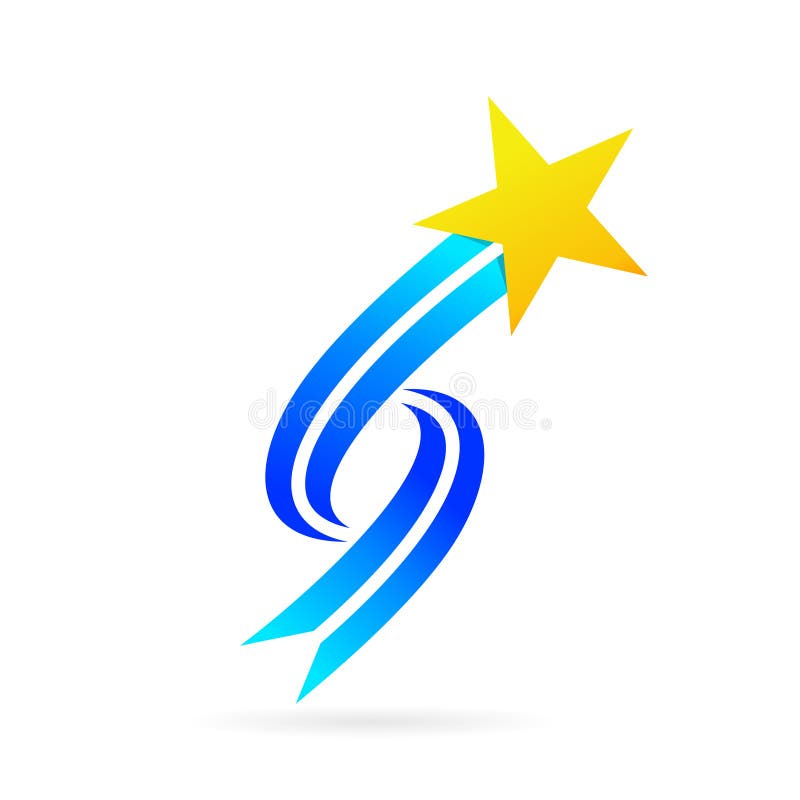 Letter S Star Logo Vector Symbol Stock Vector - Illustration of element ...