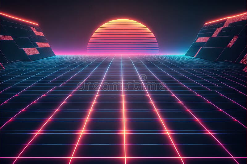 80s Style Background Wallpaper - Negative Space Background - Free Space ...