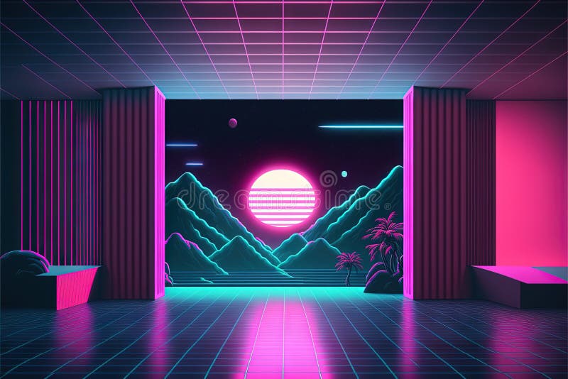 80s Style Background Wallpaper - Negative Space Background - Free Space ...