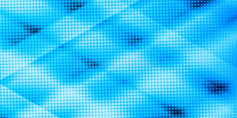 90-s Style. Creative Illustration in Halftone Style with Blue Gradient ...