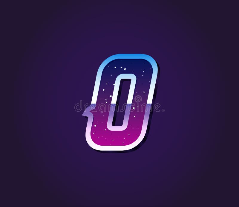 80s Style Retro Sci-Fi Universe Font Vector Stock Illustration ...