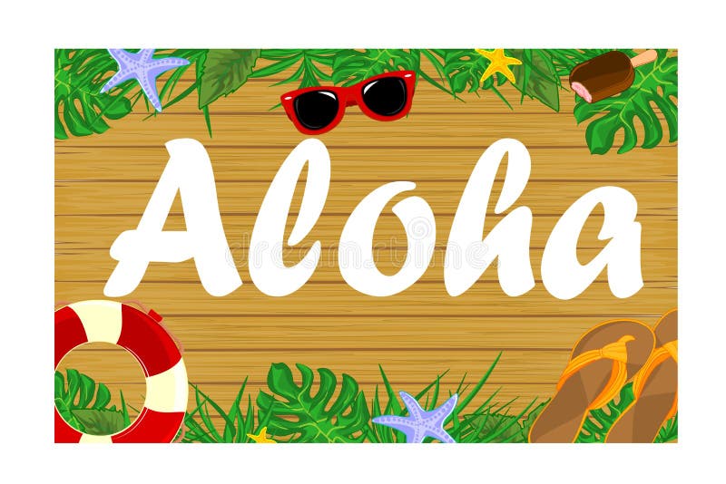 It`s summer time stock illustration. Illustration of isolated - 186317687