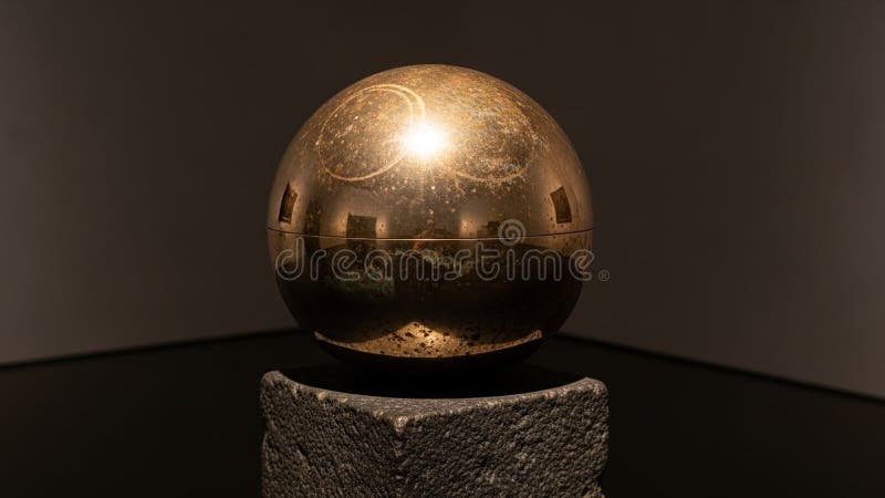 Reflective Bronze Sphere Stock Illustrations – 320 Reflective Bronze ...