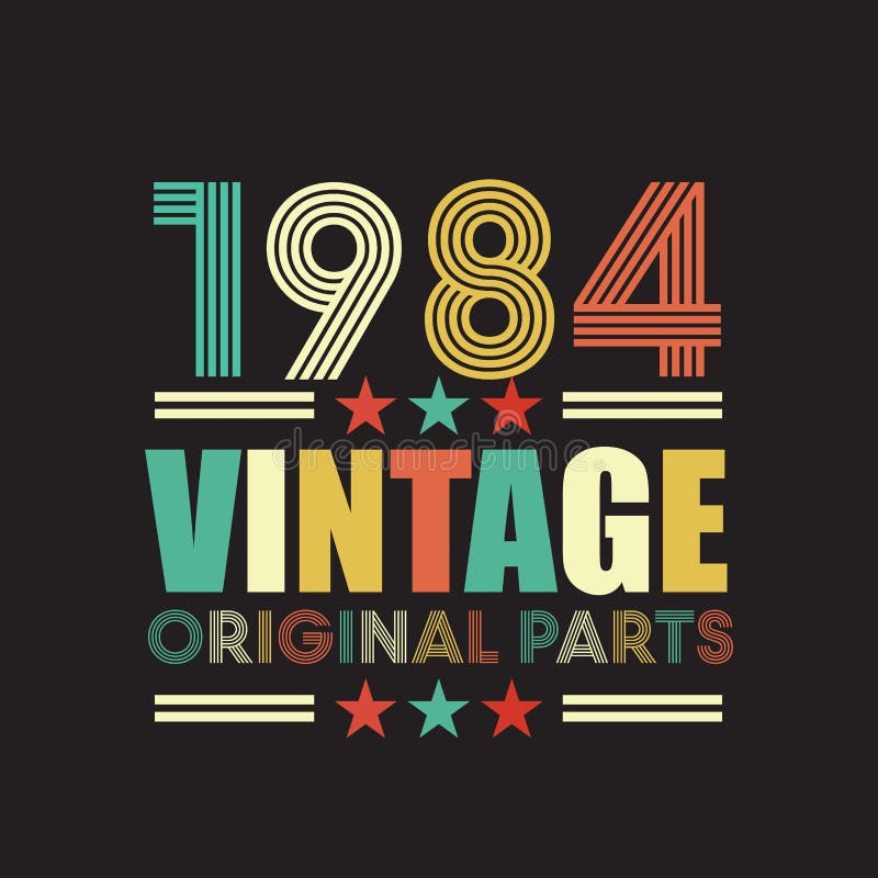 Vintage 1984 Design Stock Illustrations – 110 Vintage 1984 Design Stock ...