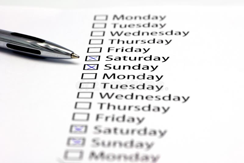 Hot Weekend stock image. Image of time, calendar, date - 5038347