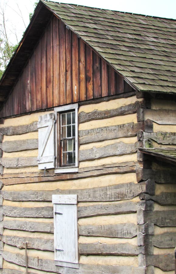 Old cabin stock image. Image of property, village, 1700s - 255823439