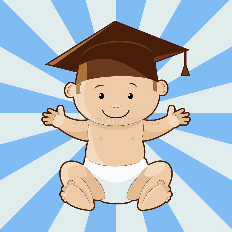 It s a wise child stock vector. Illustration of intelligence - 53688385