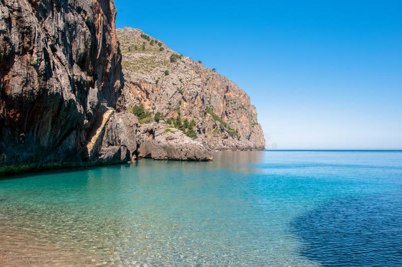 Sa Calobra Beach on Mallorca, Spain Stock Photo - Image of island ...
