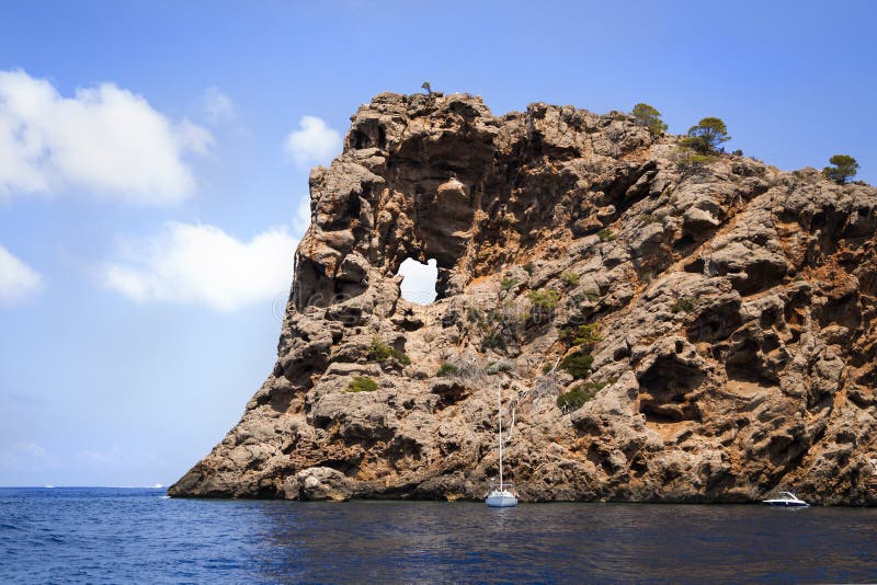 Punta De Sa Foradada, Mallorca, Spain Stock Image - Image of balearic ...