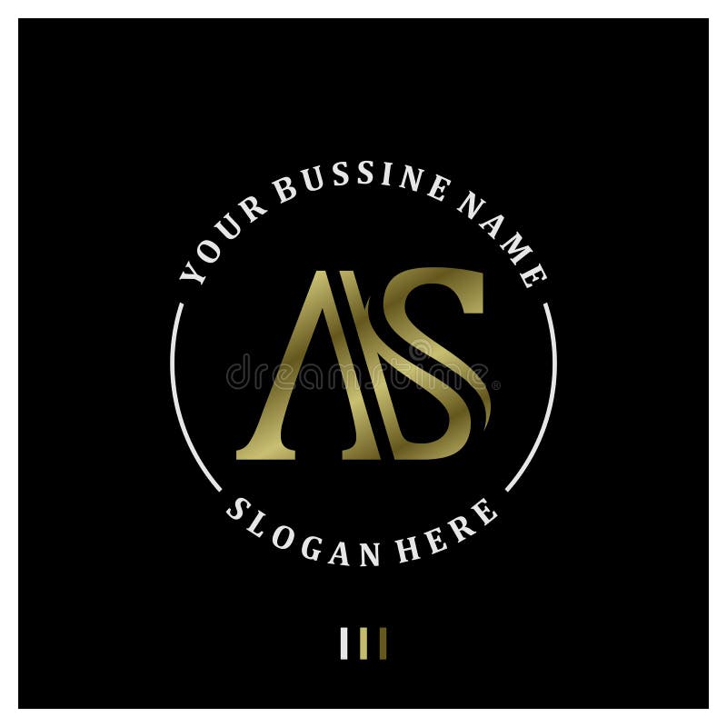 SA Logo Design Vector. Letter SA Logo Design Template Stock Vector ...